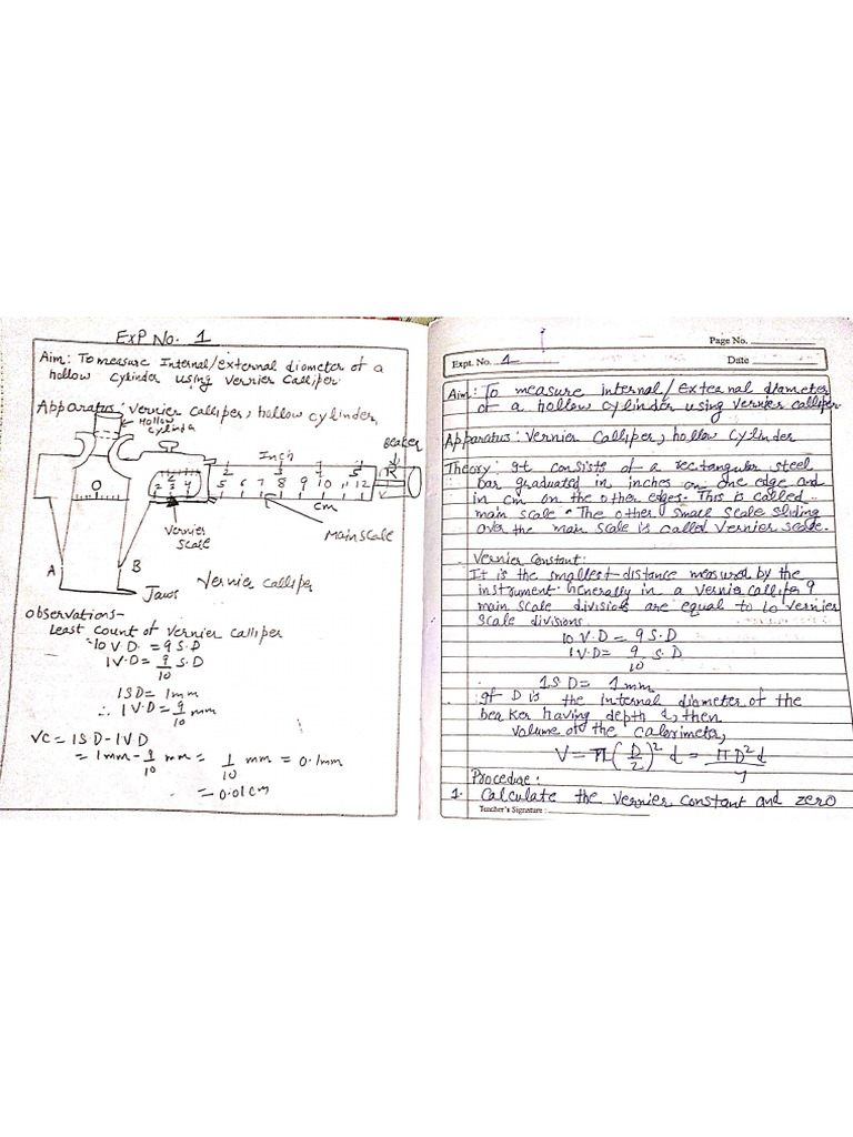 Physics Mains Practical | PDF