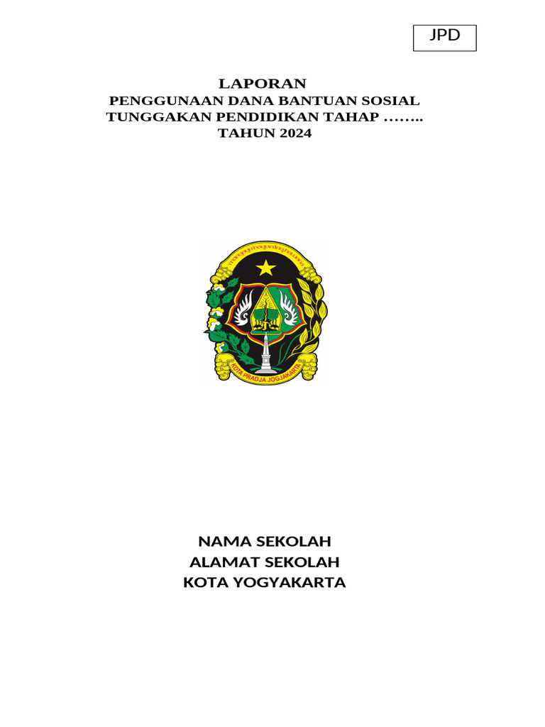 Contoh Laporan Tunggakan JPD | PDF