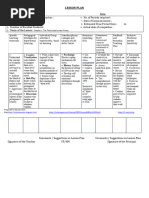 5 Minute Lesson Plan | PDF