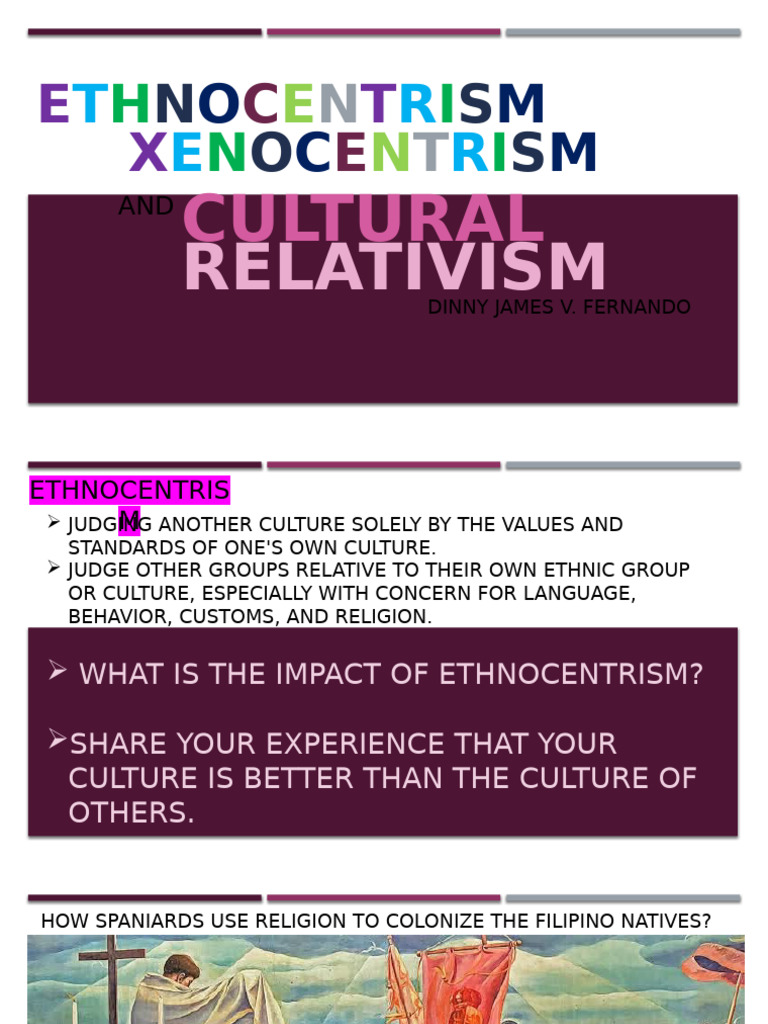 Ucsp - Lesson 10 - Ethnocentrism | PDF | Social Psychology