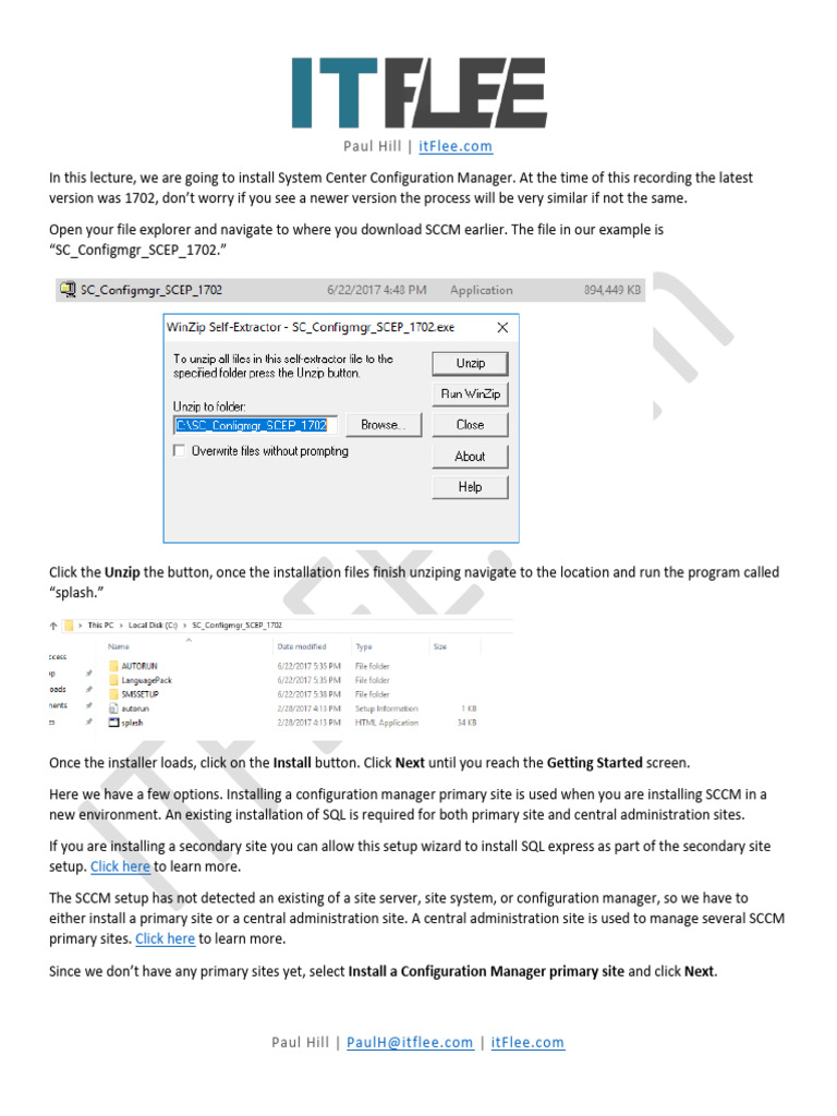 Installing-SCCM | PDF | System Software | Software