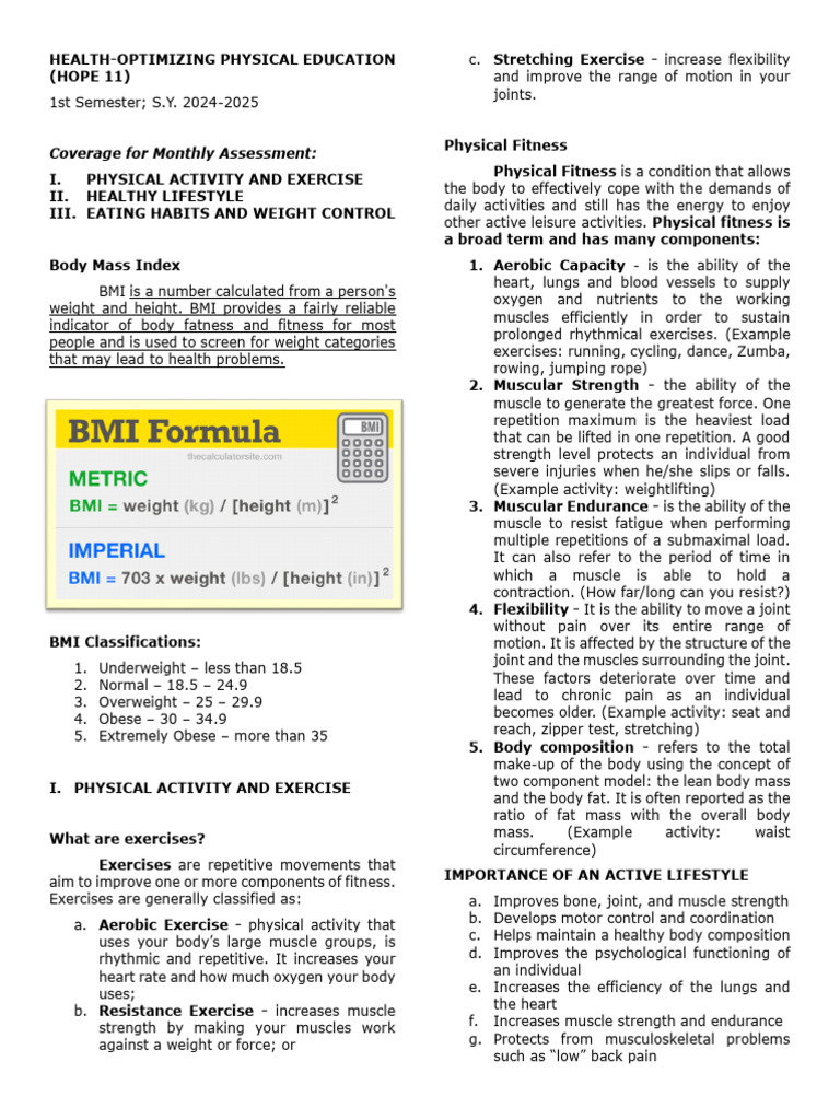 HOPE Monthly Handout | PDF | Dietary Supplements | Obesity