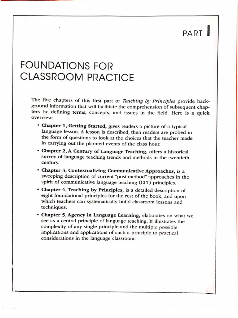 Chap1 Getting Started Teaching by Principles | PDF