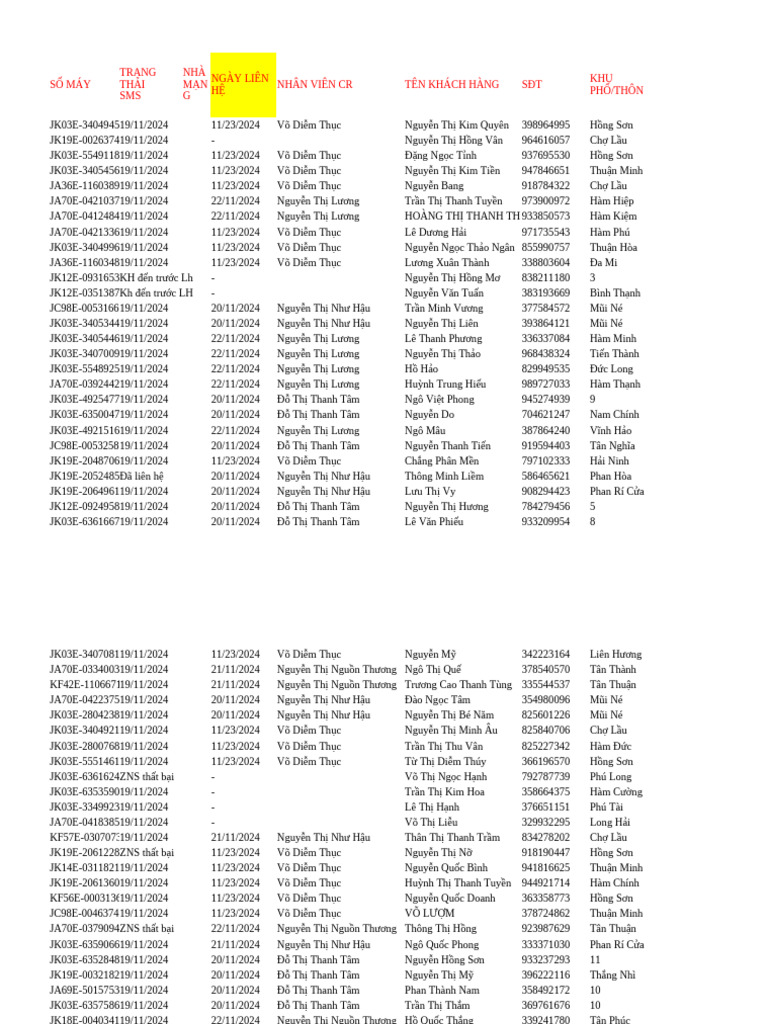 DATA CSKH T06.2024 (20) | PDF