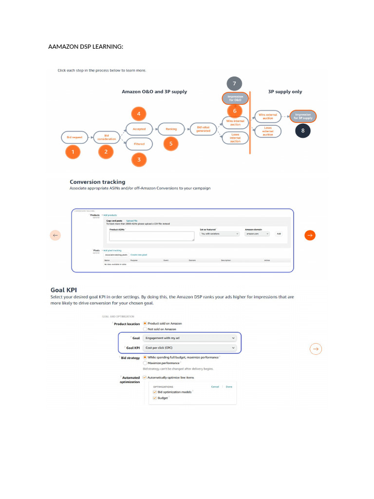 AAMAZON DSP LEARNING | PDF | Advertising | Target Audience