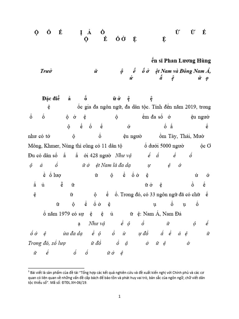 4. THAM LUAN - ANH HUNG- Bao ton va phat huy ngon ngu chu viet cac DTTS VN | PDF