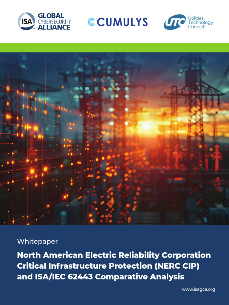 NERC CIP ISA Comparative Analysis With IEC62443 | PDF | Computer ...