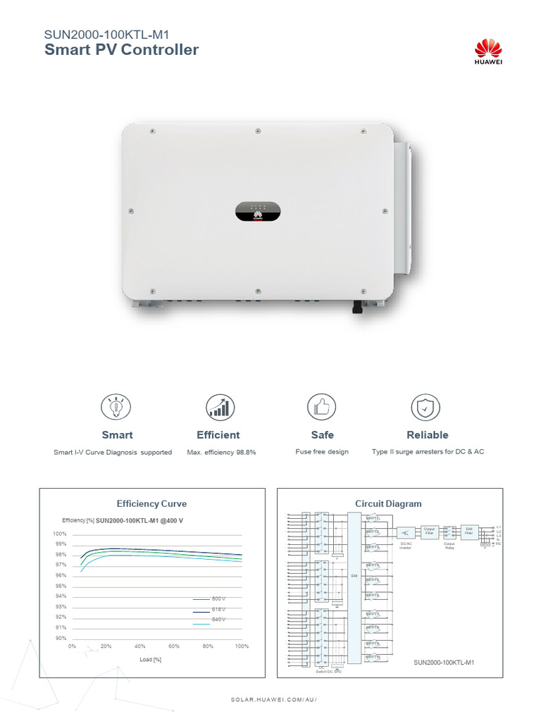 SUN2000-100KTL-M1 (4) | PDF | Electrical Engineering | Physical Quantities