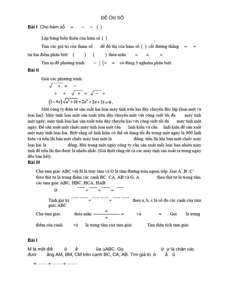 HSG-10-ĐỀ ÔN SỐ 1 | PDF