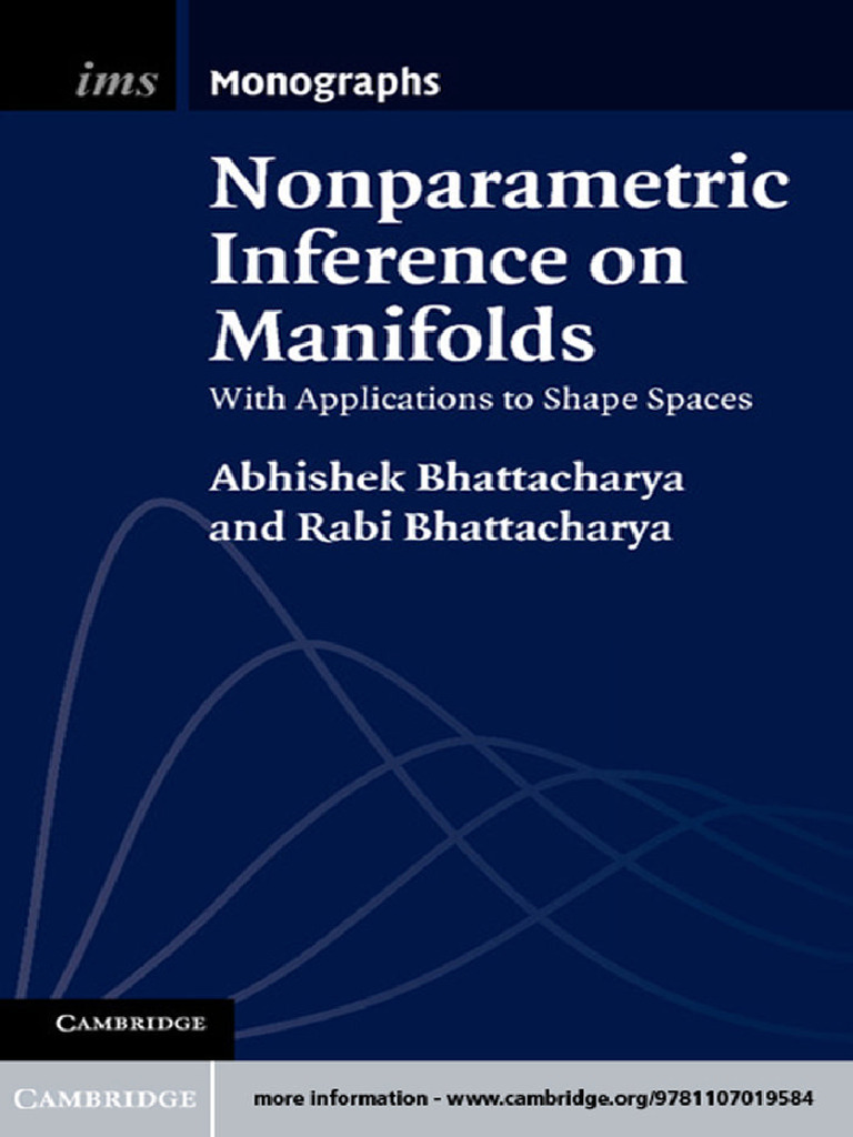 Nonparametric Inference on Manifolds | PDF | Matrix (Mathematics) | Distance