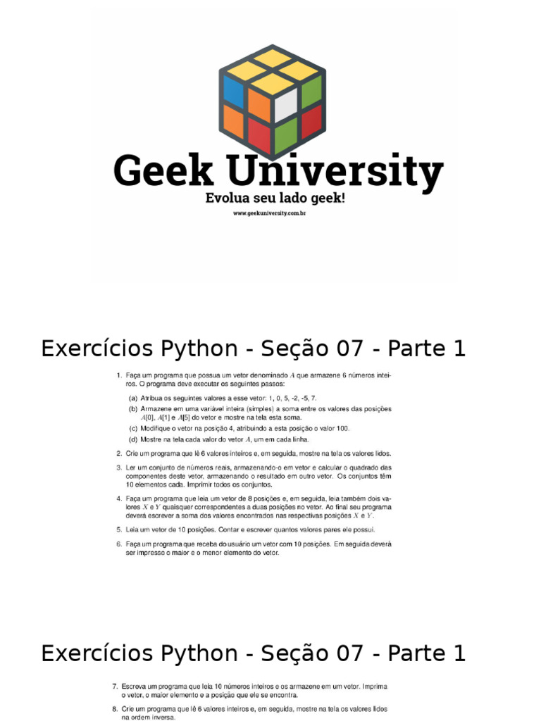 Exercicios Python Secao07 p1 39e | PDF