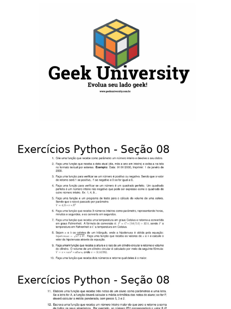 Exercicios Python Secao08 73e | PDF