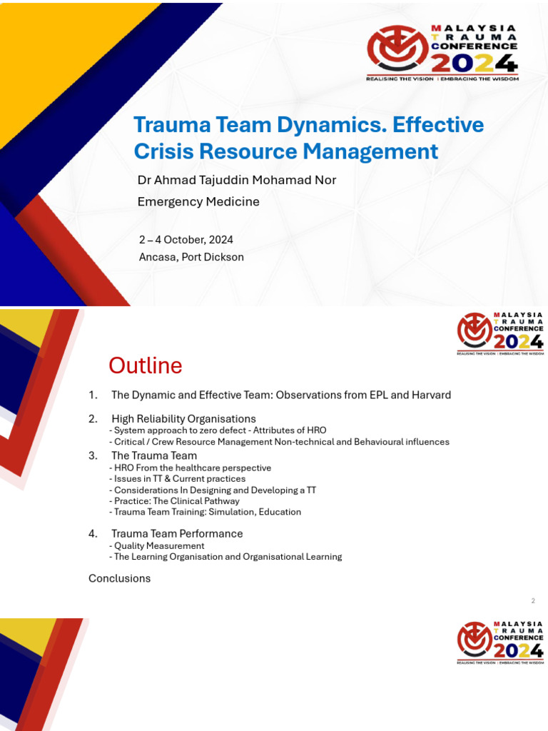 Trauma Team Dynamics in Crisis Management | PDF | Simulation