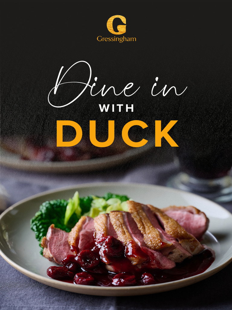 Dine in With Duck Recipe Booklet | PDF | Sauce | Cooking