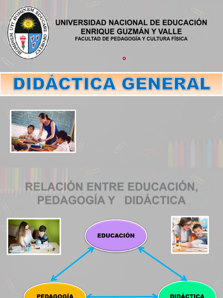 Sesion 02-Didactica General | PDF | Pedagogía | Enseñando