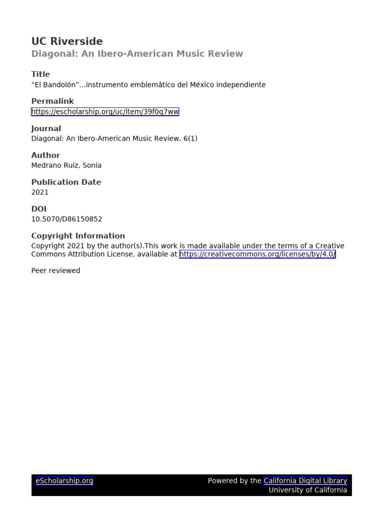 El Bandolon Instrumento Emblematico Del | PDF | Guitarras | Orquestas