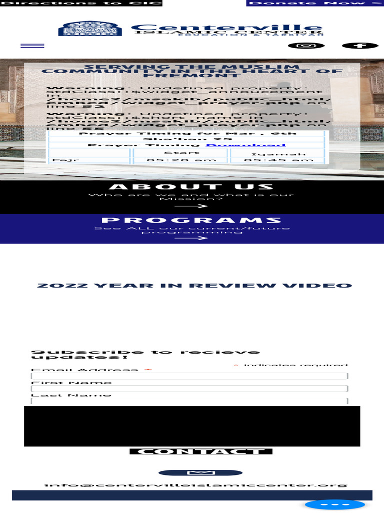 Islamic Center Centerville Islamic Center Fre | PDF