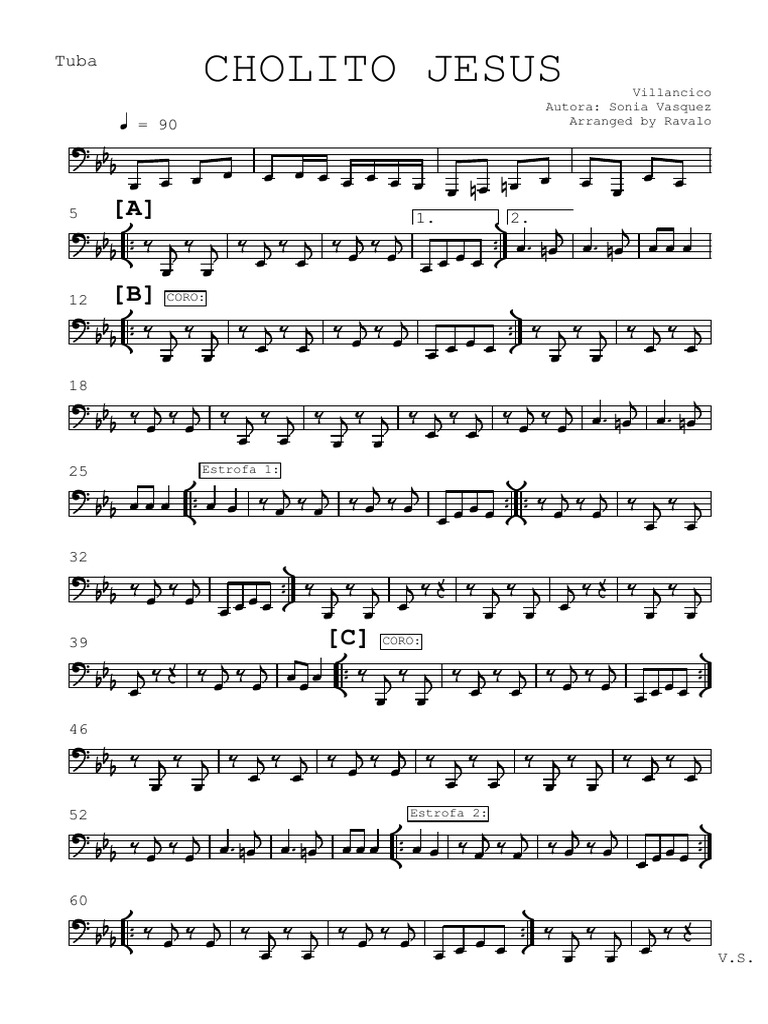 Cholito - Jesus - Tuba | PDF