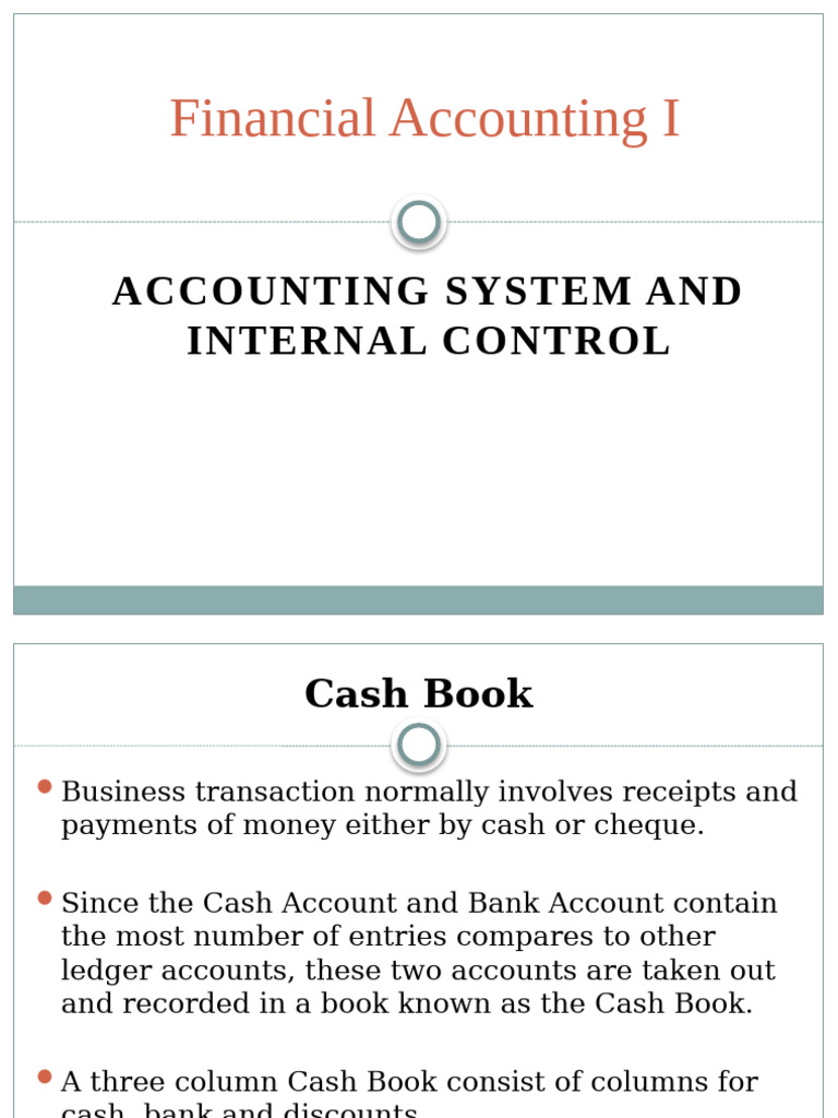 Notes-Cash control and bank reconciliation | PDF | Banks | Debits And ...