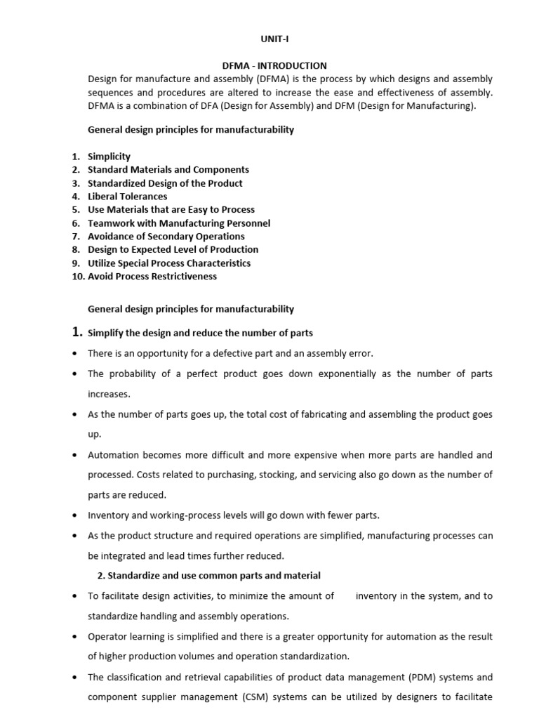 DFX Notes | PDF | Engineering Tolerance