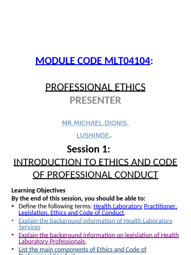 Ethics in Health Laboratory Practice | PDF | Confidentiality | Infection