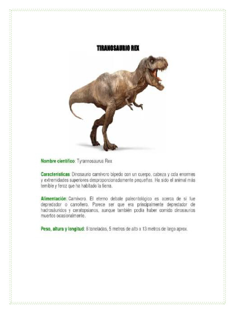 T Rex | PDF