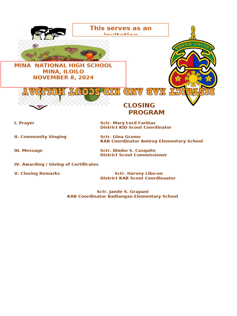 Closing Program | PDF