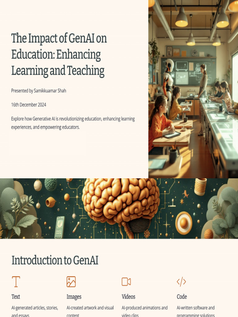 GenAI Education Seminar | PDF