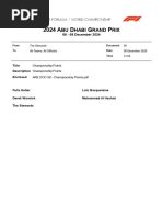 F1 Tracker 2025.xlsm | PDF | Formula One | Open Wheel Racing