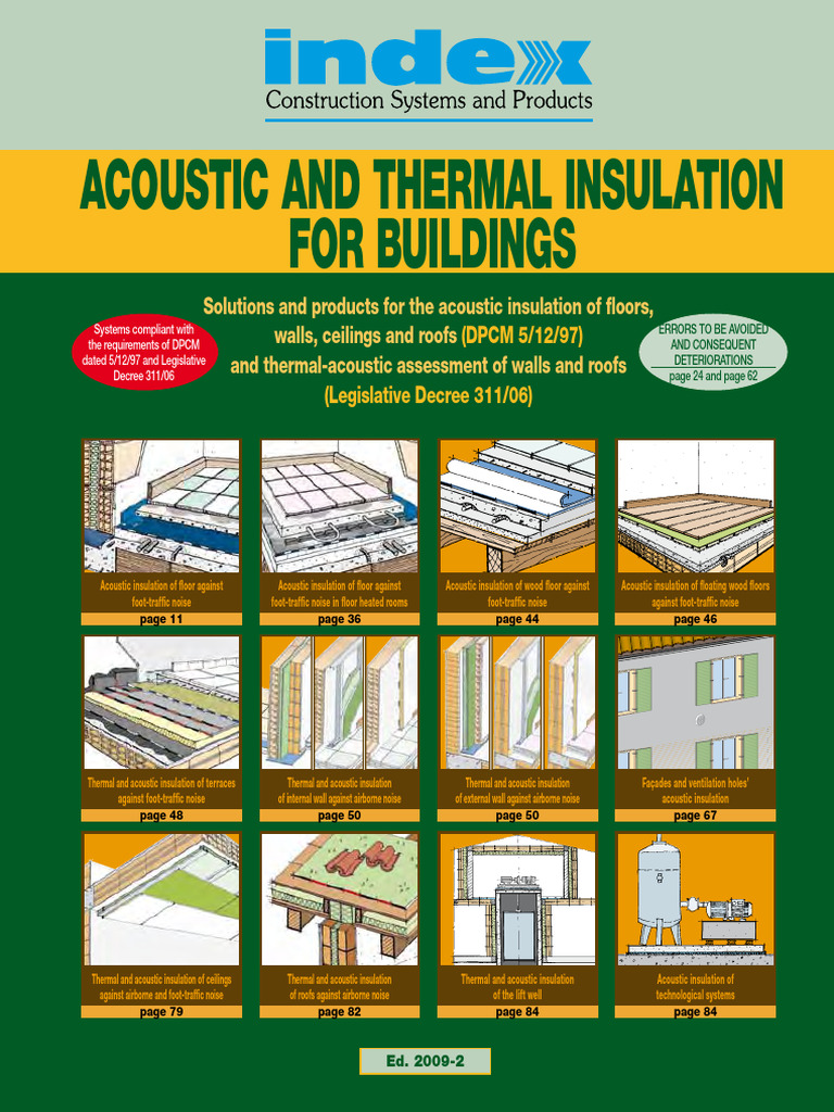 Guide Acoustic Index | PDF | Building Insulation | Thermal Insulation