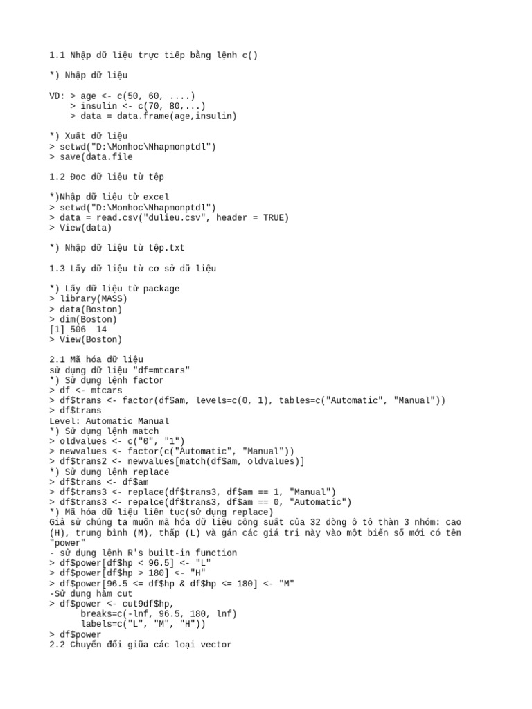 buổi 4-nhập môn PTDL | PDF