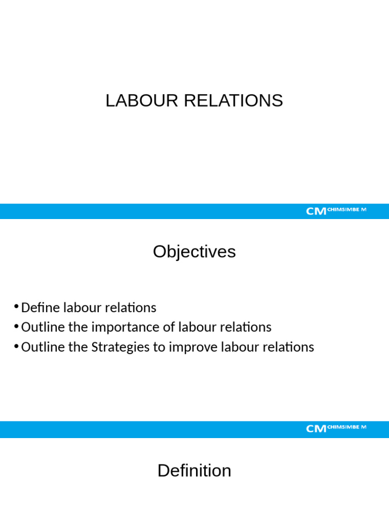 21.labour Relations | PDF