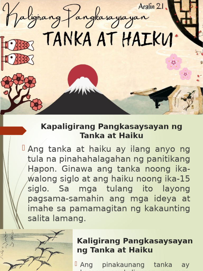 Tanka at Haiku | PDF