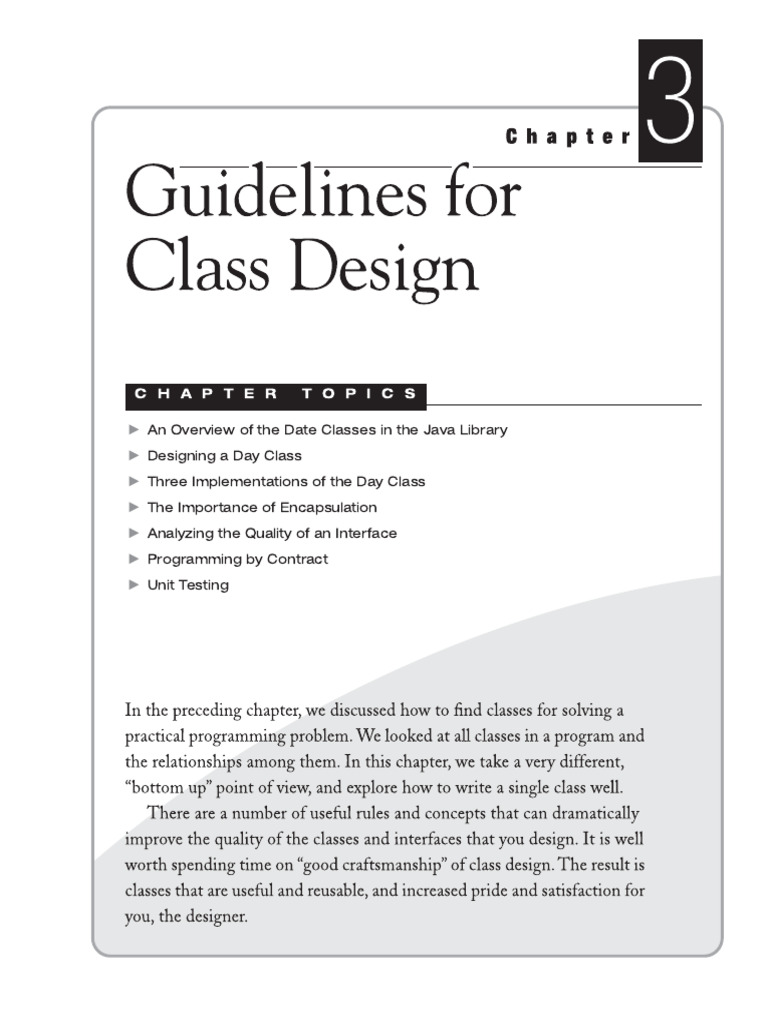 Chapter 3 of Object Oriented Programming | PDF