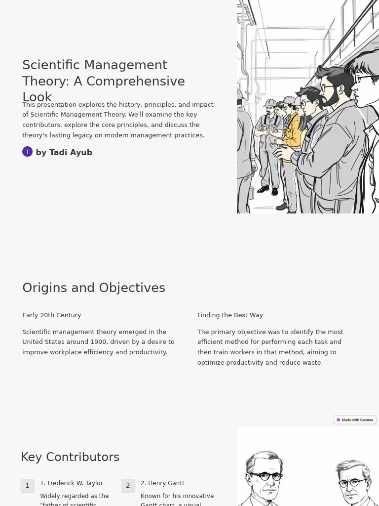 Scientific Management Theory A Comprehensive Look | PDF | Business ...