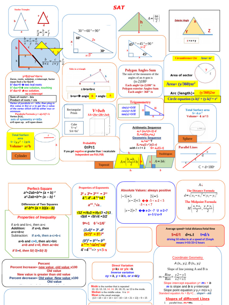 1-SAT Formulas and Shapes - 07262018 | PDF | Triangle | Euclid