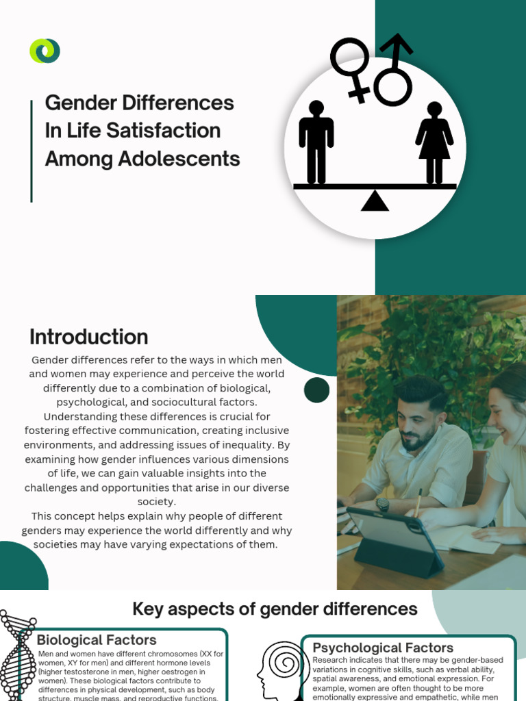 Gender Differences.pdf 2 | PDF | Adolescence | Gender
