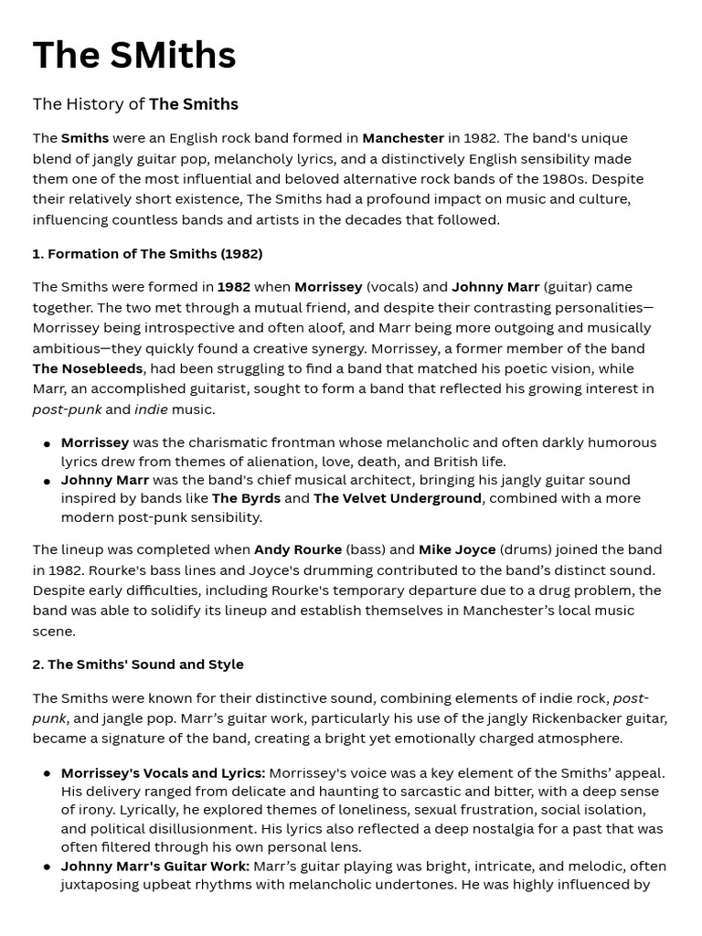 Untitled design (1) | PDF | The Smiths | Rock Music