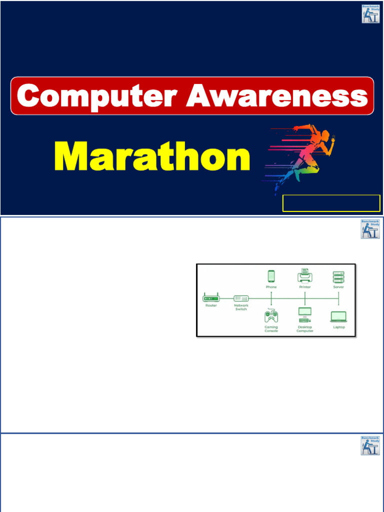 Marathon Computer Awareness | PDF | Printer (Computing) | Network Interface Controller
