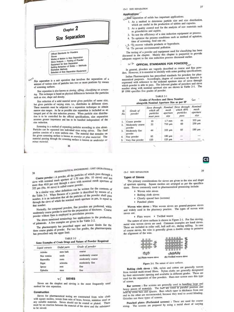Size Separation | PDF