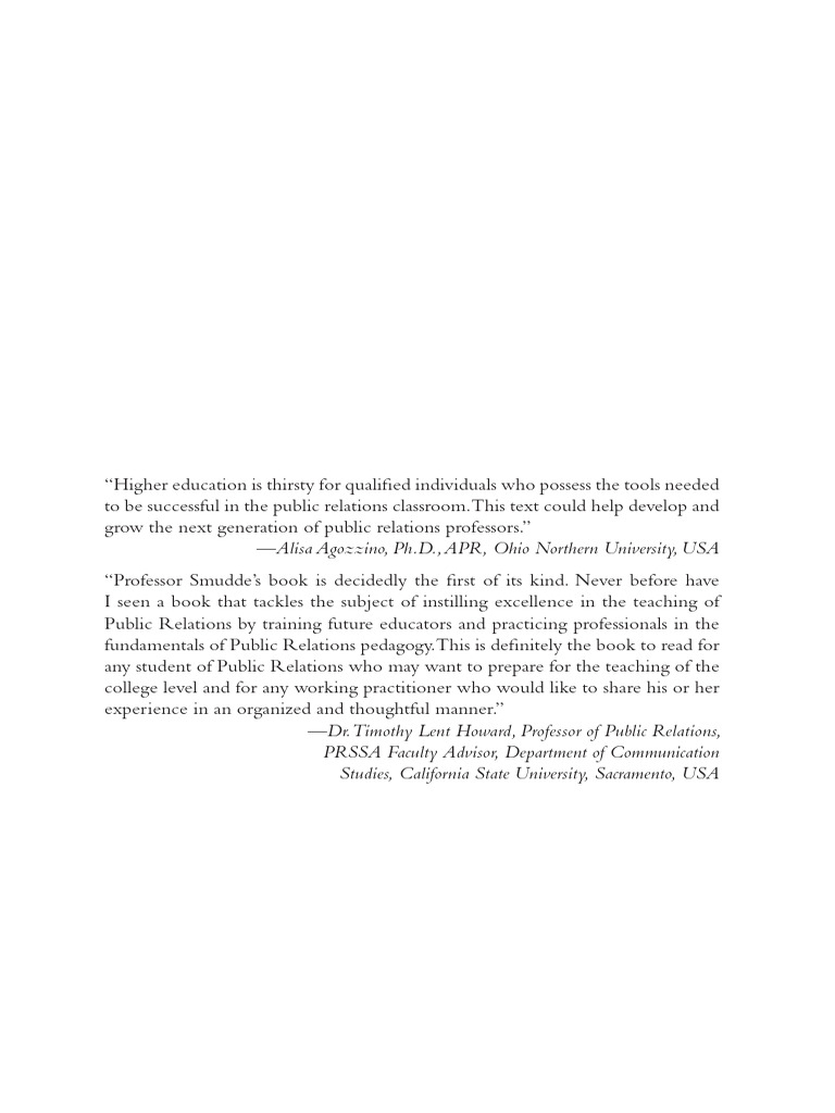 Teaching Public Relations | PDF | Motivation | Motivational