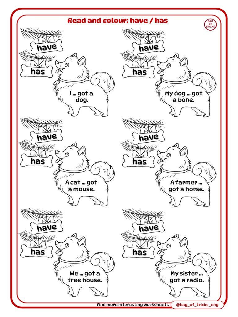 Colouring pages_grammar | PDF