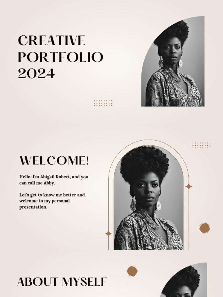 Brown Minimalist Portfolio Presentation | PDF