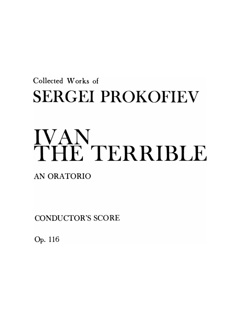 IMSLP886900-PMLP499051-Prokofiev - Ivan the Terrible (Stasevich) - Full Score | PDF