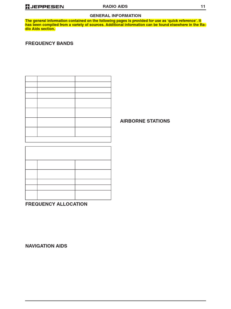 Radio Aids and Direction Finding | PDF