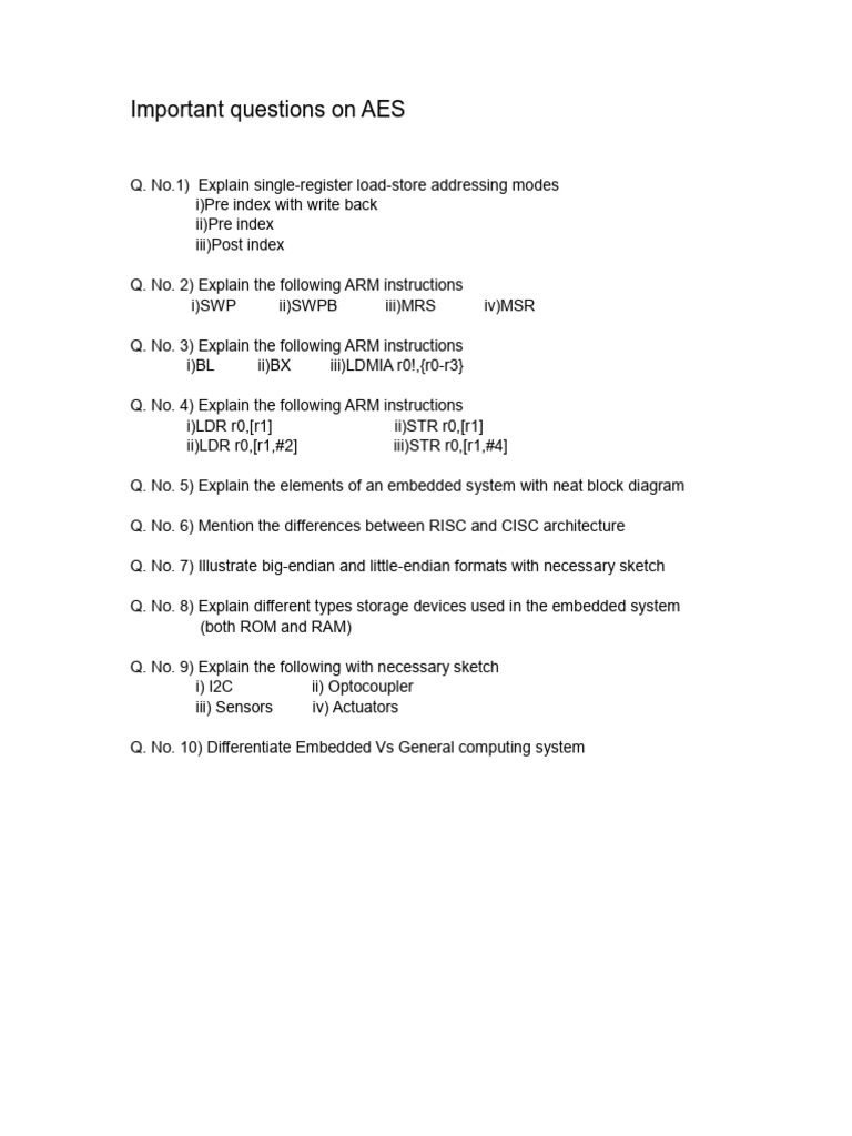 Imp IQs on AES | PDF