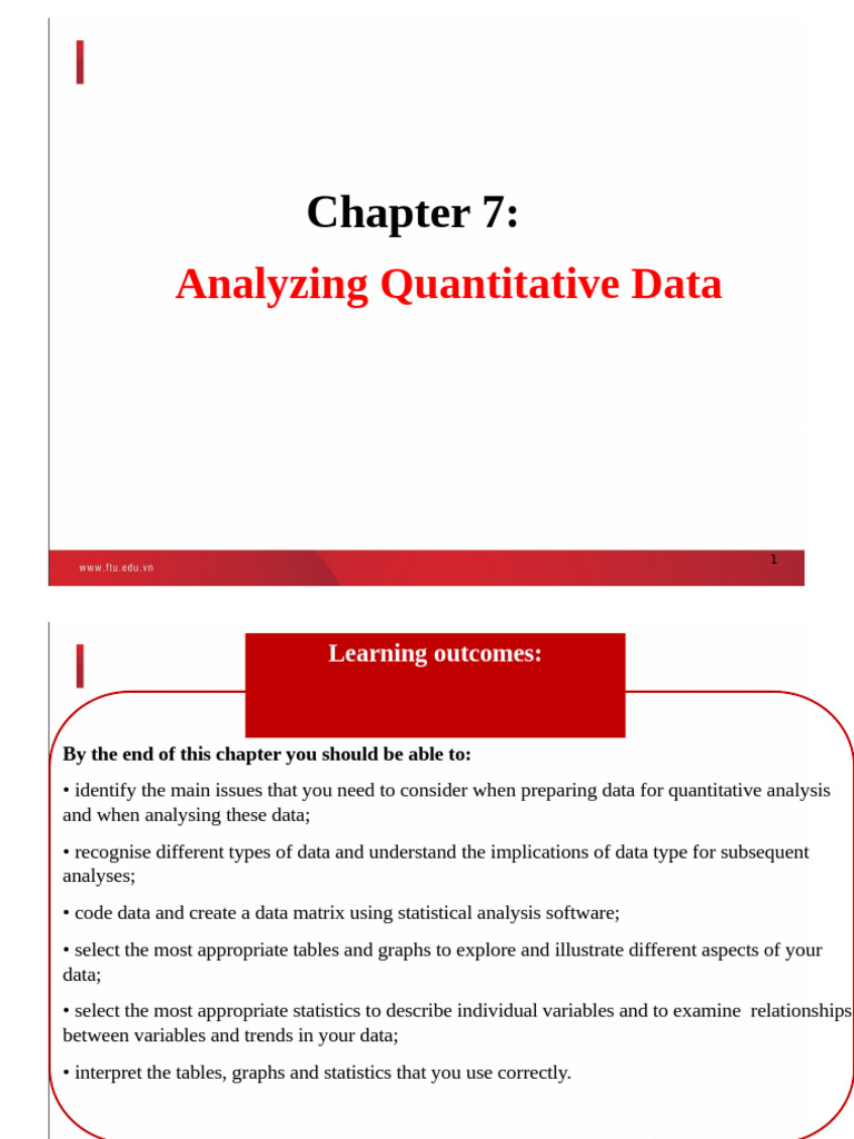 Chapter 7 Analyzing Quantitative Data - 38a9893c A87e 4e72 8a3c 9df200042566 | PDF | Linear ...