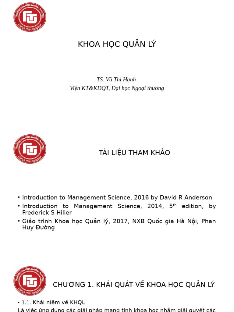 Khoa Học Quản Lý Vu Hanh 6a (1) | PDF