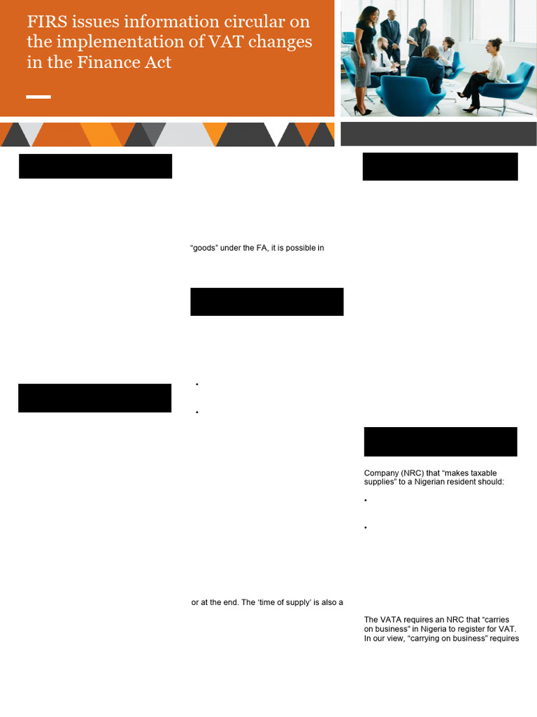 Firs Circular Vat Changes | PDF | Value Added Tax | Taxes