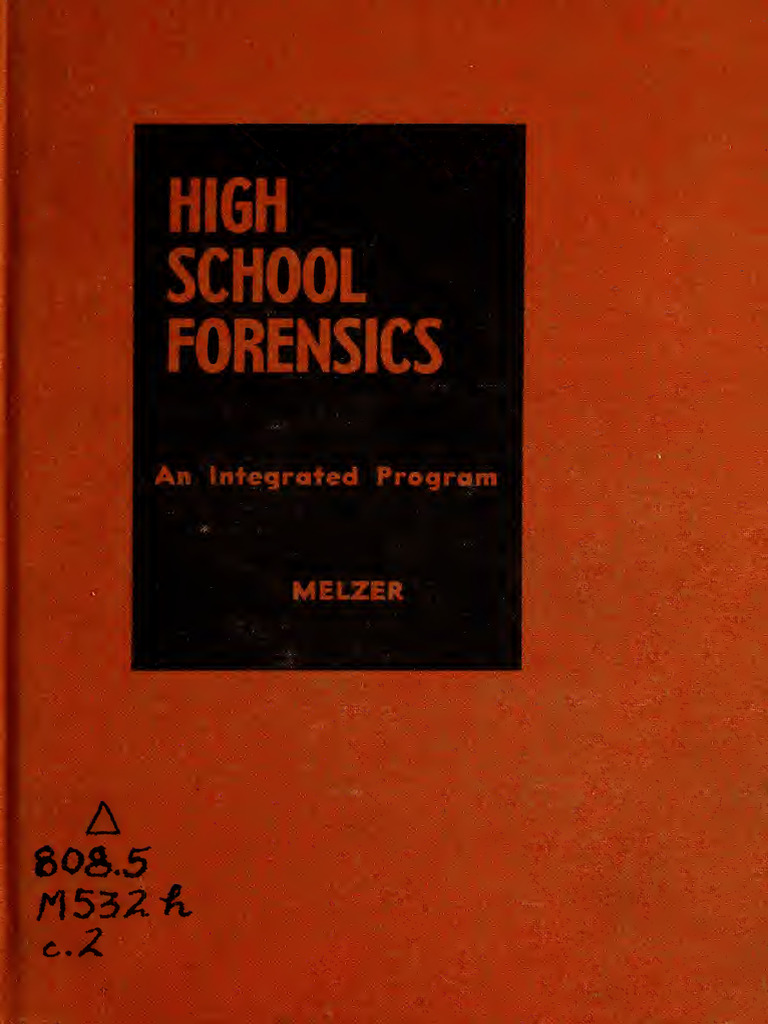 Highschool for Ens 00 Me Lz | PDF | Public Speaking | Legal Liability